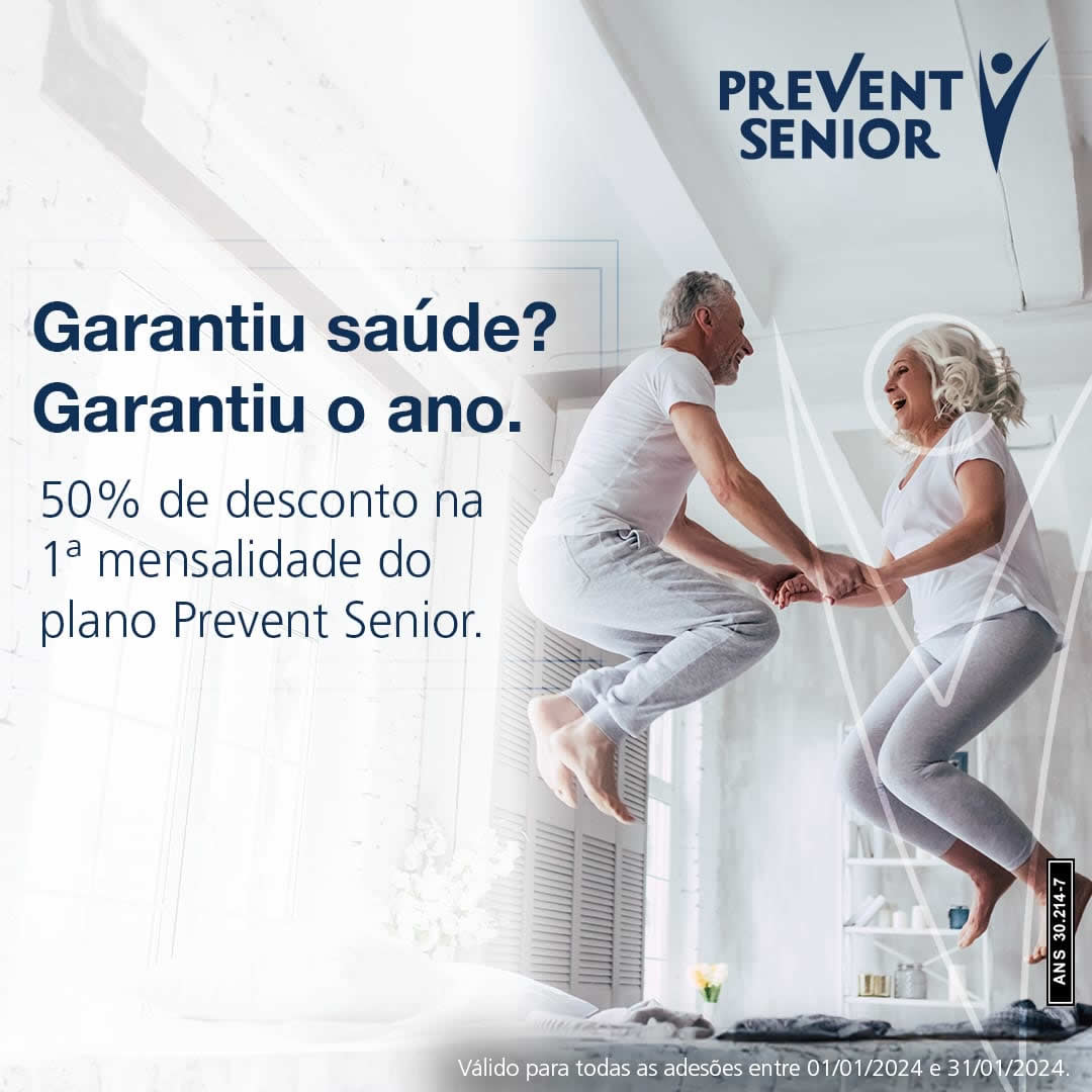 Plano Prevent Senior com 50% Desconto